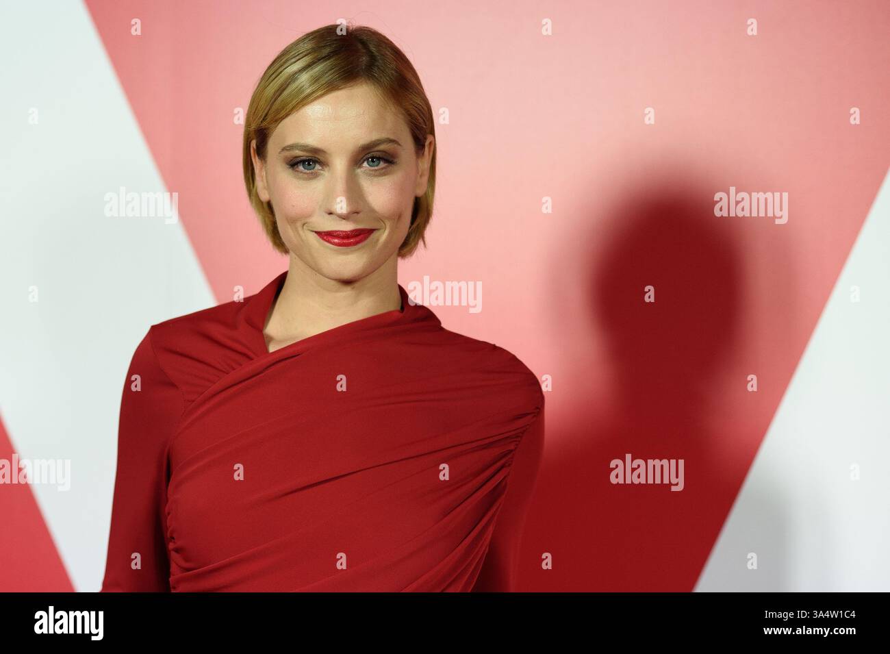 Spanish actress Michelle Jenner attends the Vichy Collagen Bank ...