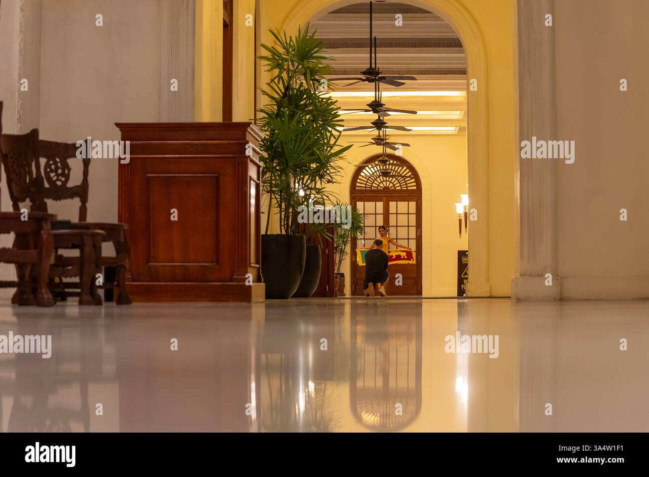 Colombo Sri Lanka - September 2 2024; Colonial style architectural ...