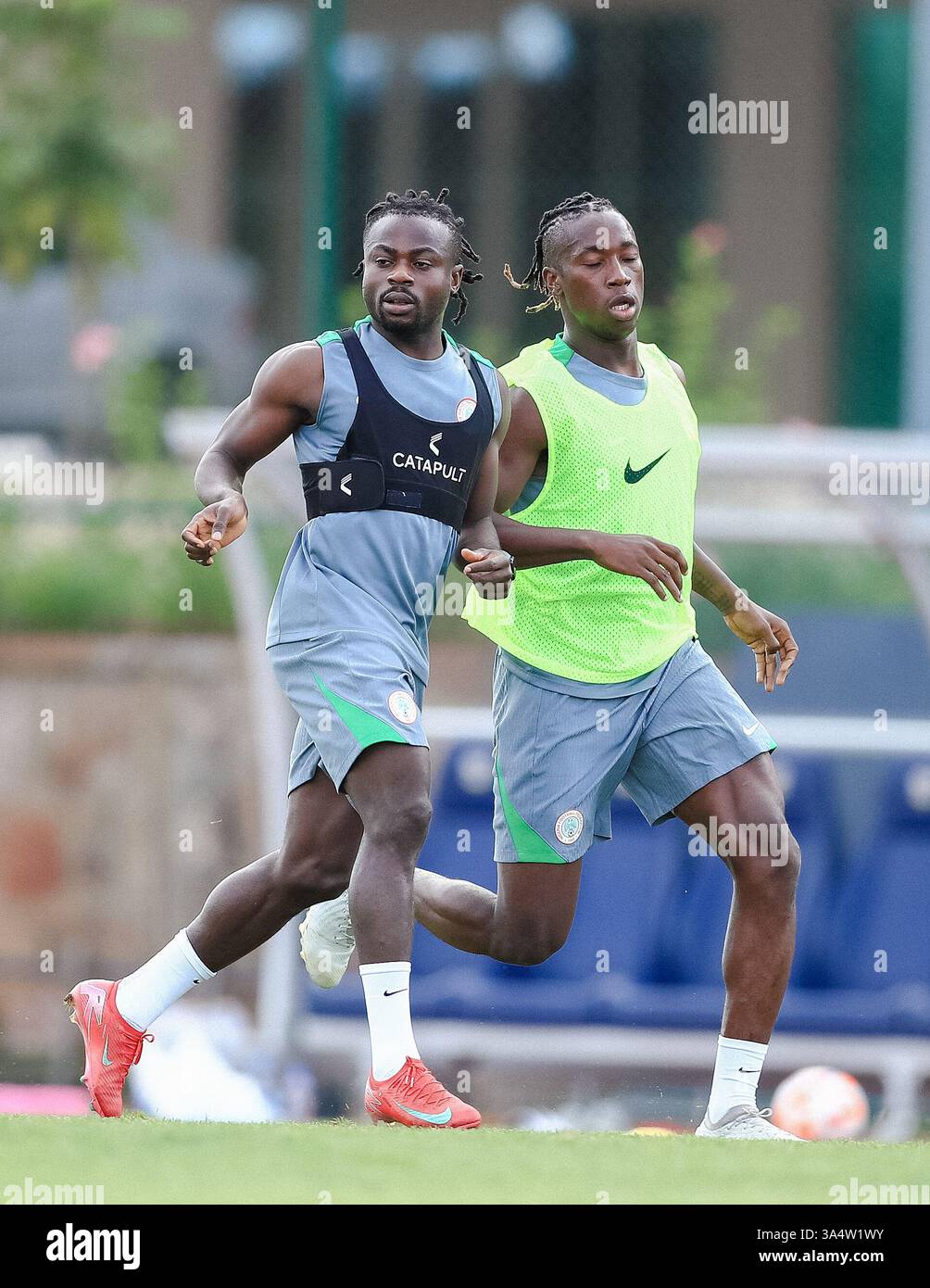 Kigali, Rwanda, 19th March, 2025, Moses Simon and Papa Daniels at Super ...