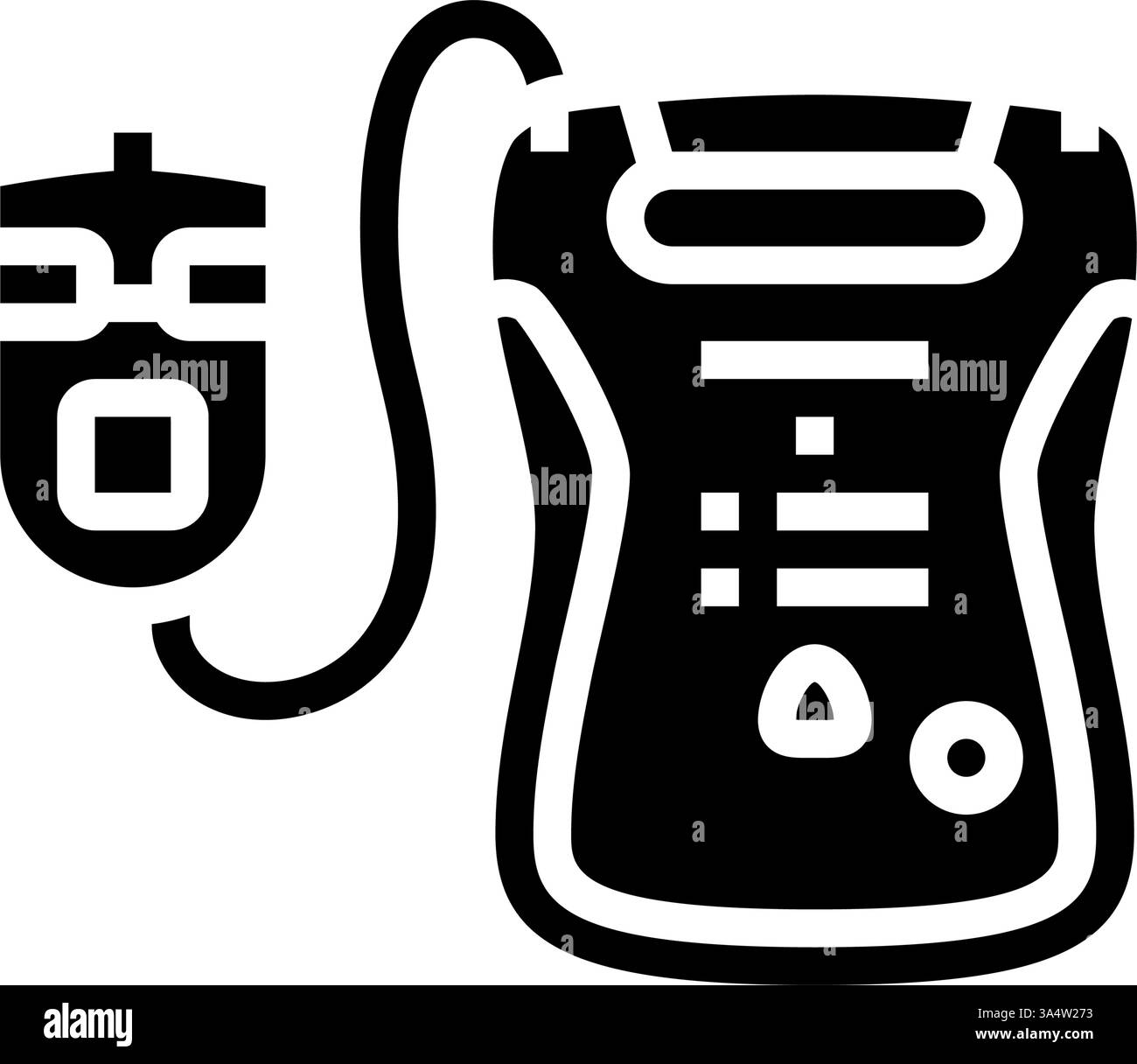 aed automated external defibrillator glyph icon vector illustration Stock Vector Image & Art - Alamy