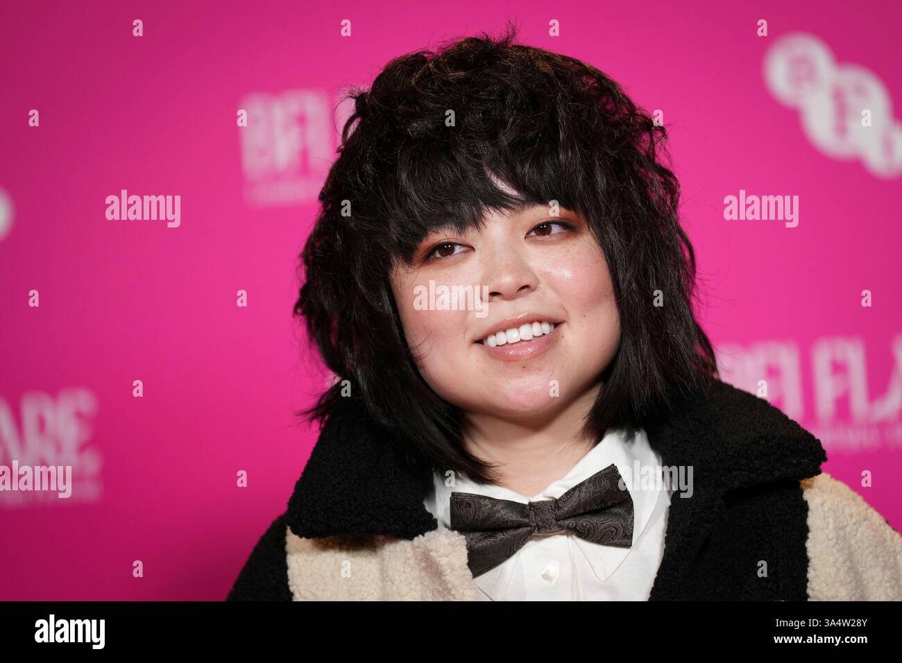 Bobo Le poses for photographers upon arrival at the BFI Flare Opening ...