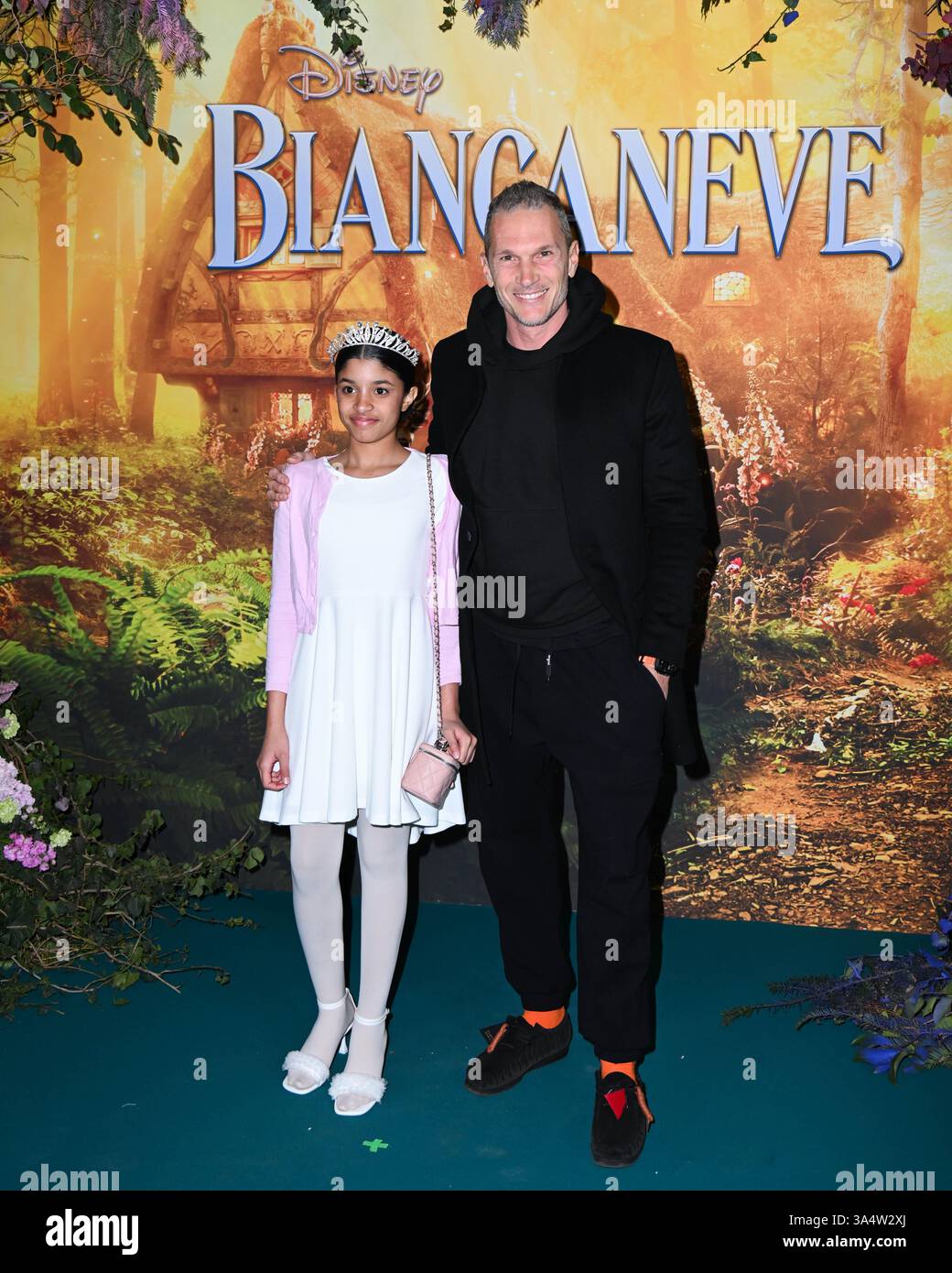 Milan, . 19th Mar, 2025. Milan, Photocall for the premiere of the ...