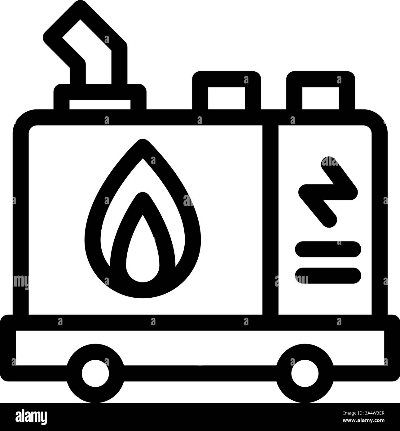 Icon Line portable generator diesel engine power source. Renewable ...