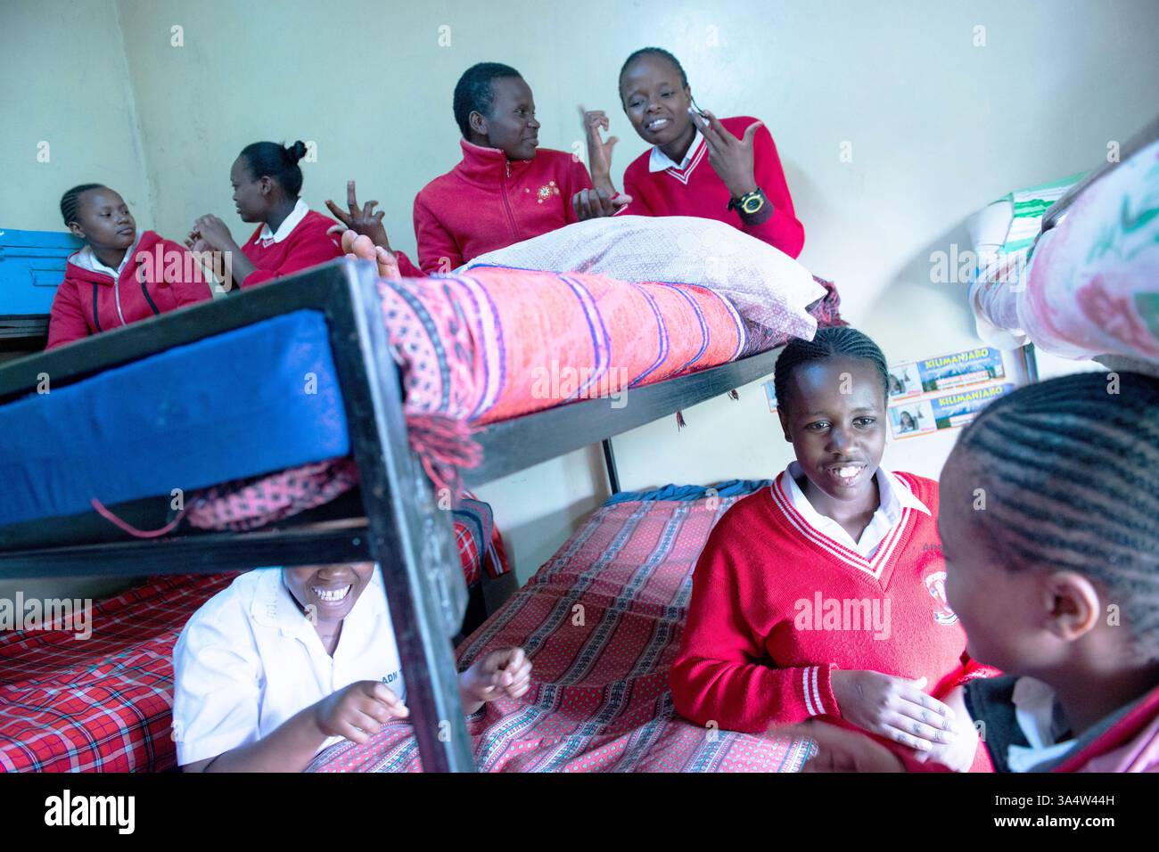Life of Students in Kambui School for the Deaf in Kenya Stock Photo - Alamy