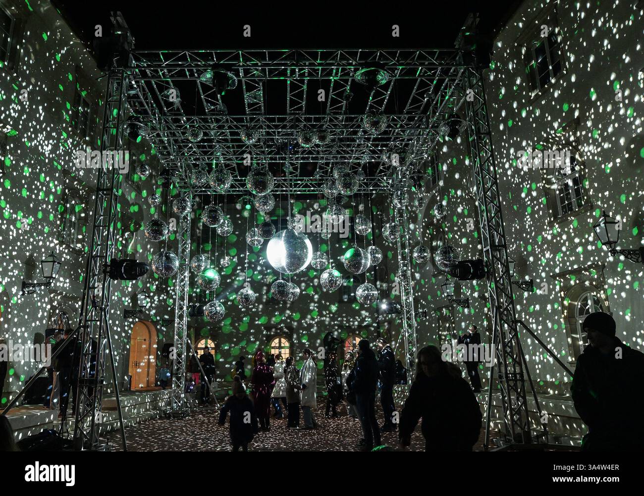 Zagreb, Croatia. 19th Mar, 2025. The atrium of Klovicevi Dvori, on ...