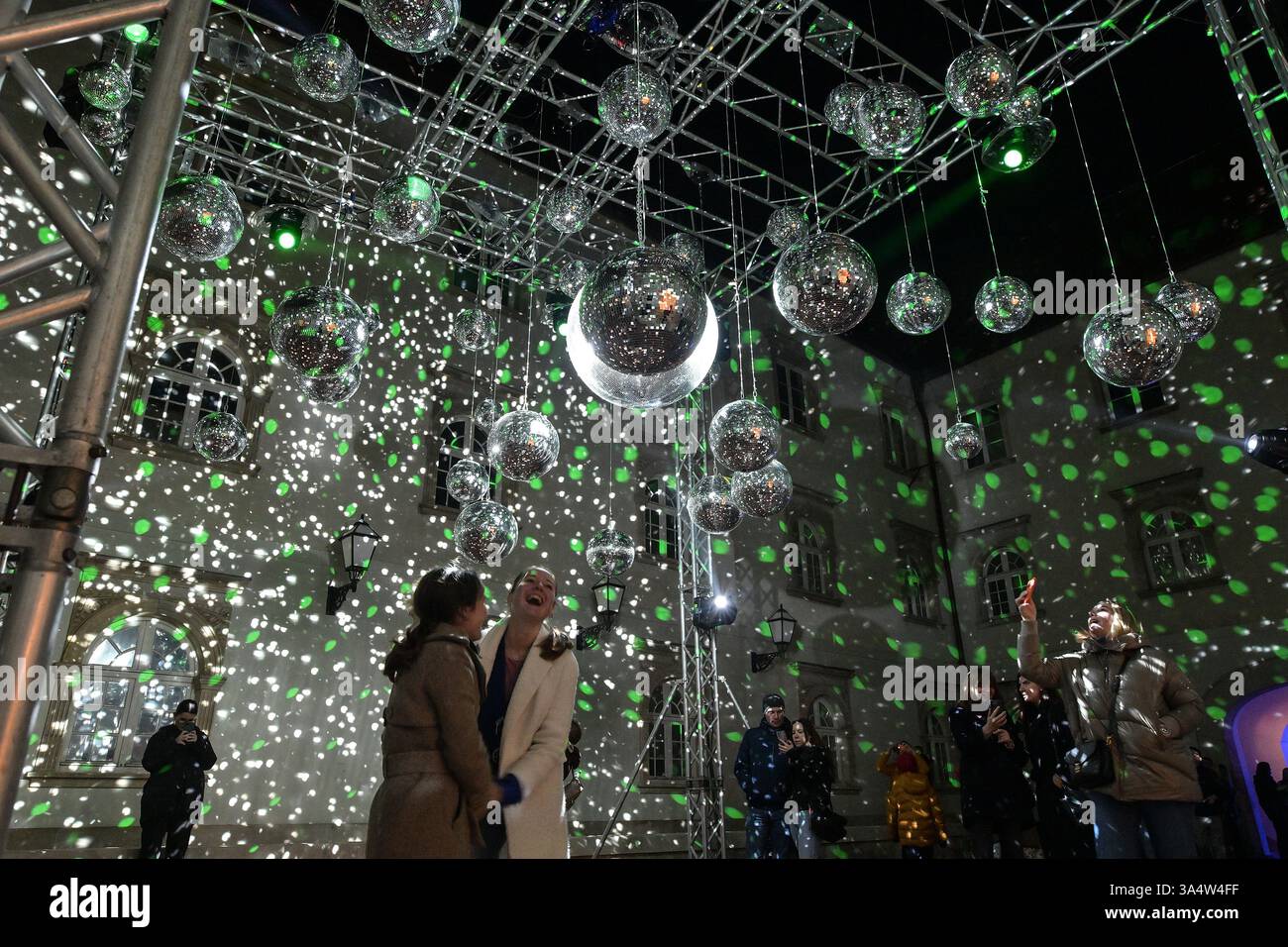 Zagreb, Croatia. 19th Mar, 2025. The atrium of Klovicevi Dvori, on ...