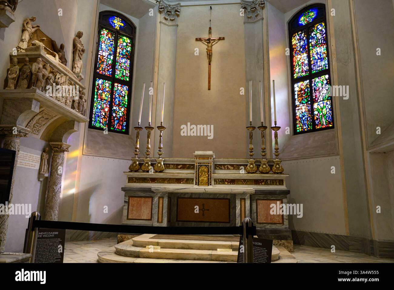Inside the Chiesa di San Gottardo in Corte (Church of San Gottardo in ...