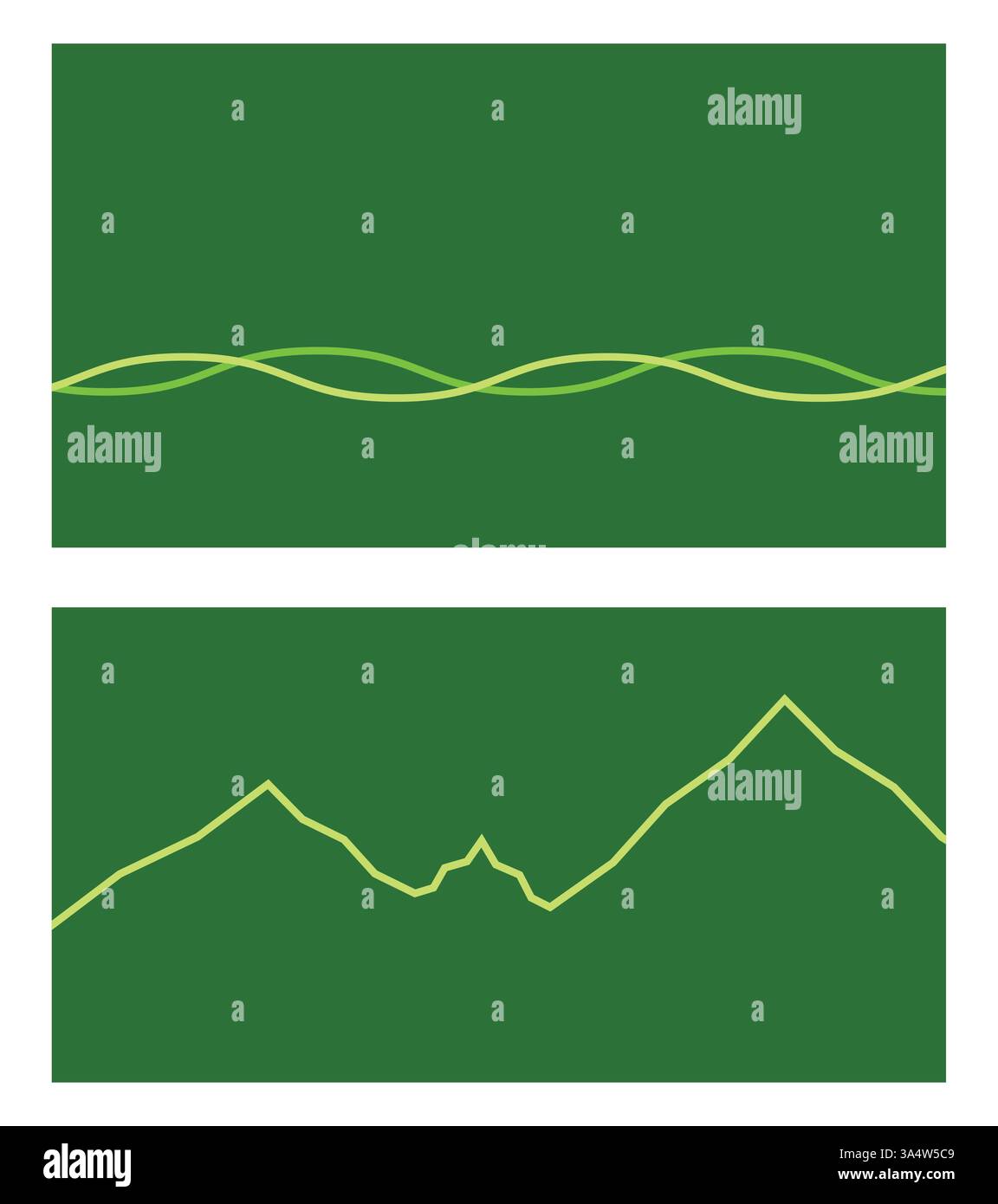 Flowing green grass Cut Out Stock Images & Pictures - Alamy