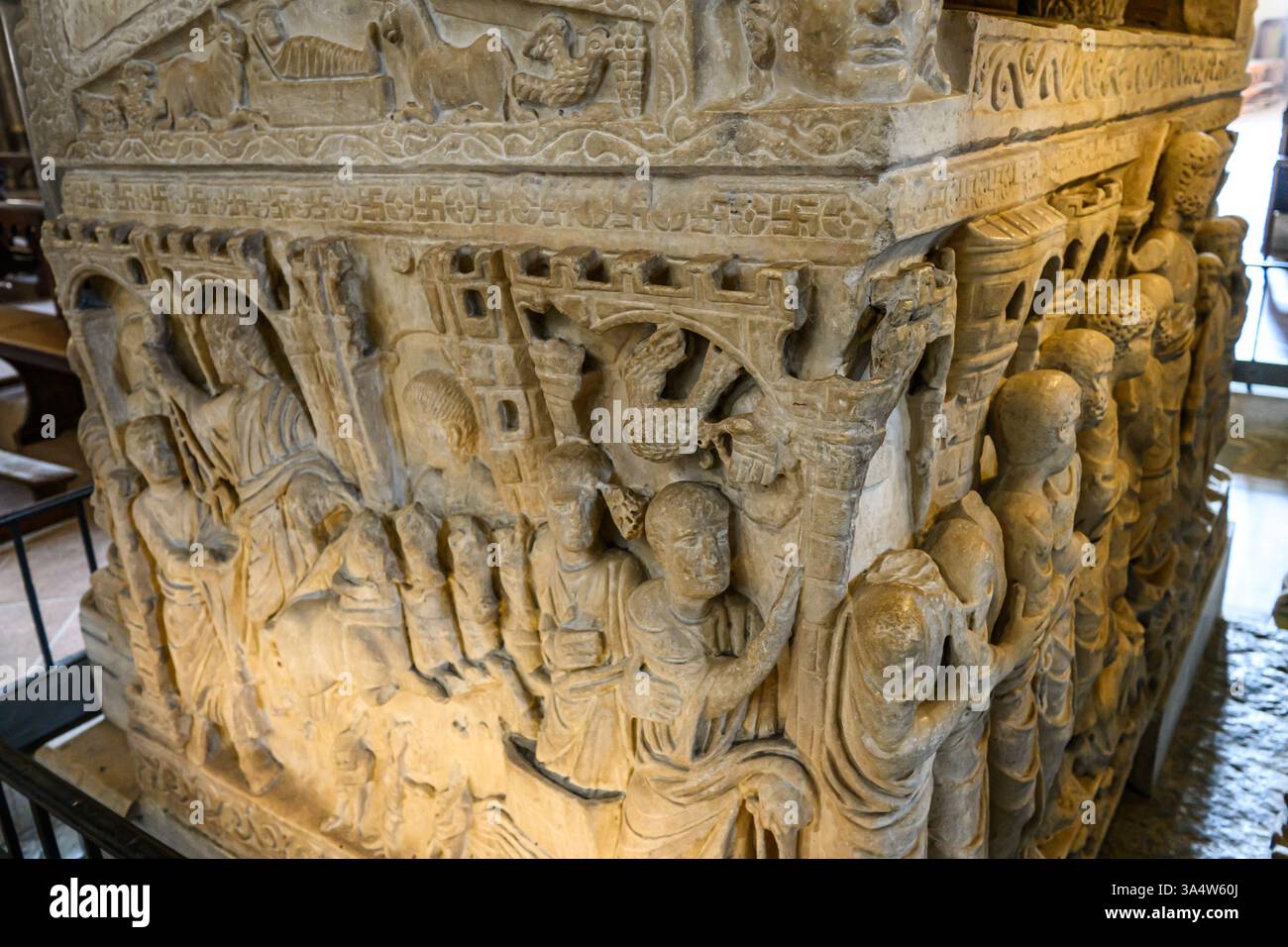 Sarcophagus of Stilicho inside Basilica of Sant'Ambrogio church – Milan ...