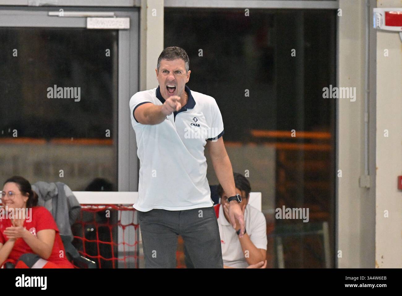 Savona, Italy. 19th Mar, 2025. Elvis Fatovic (Zodiac CNAB) Team Head ...