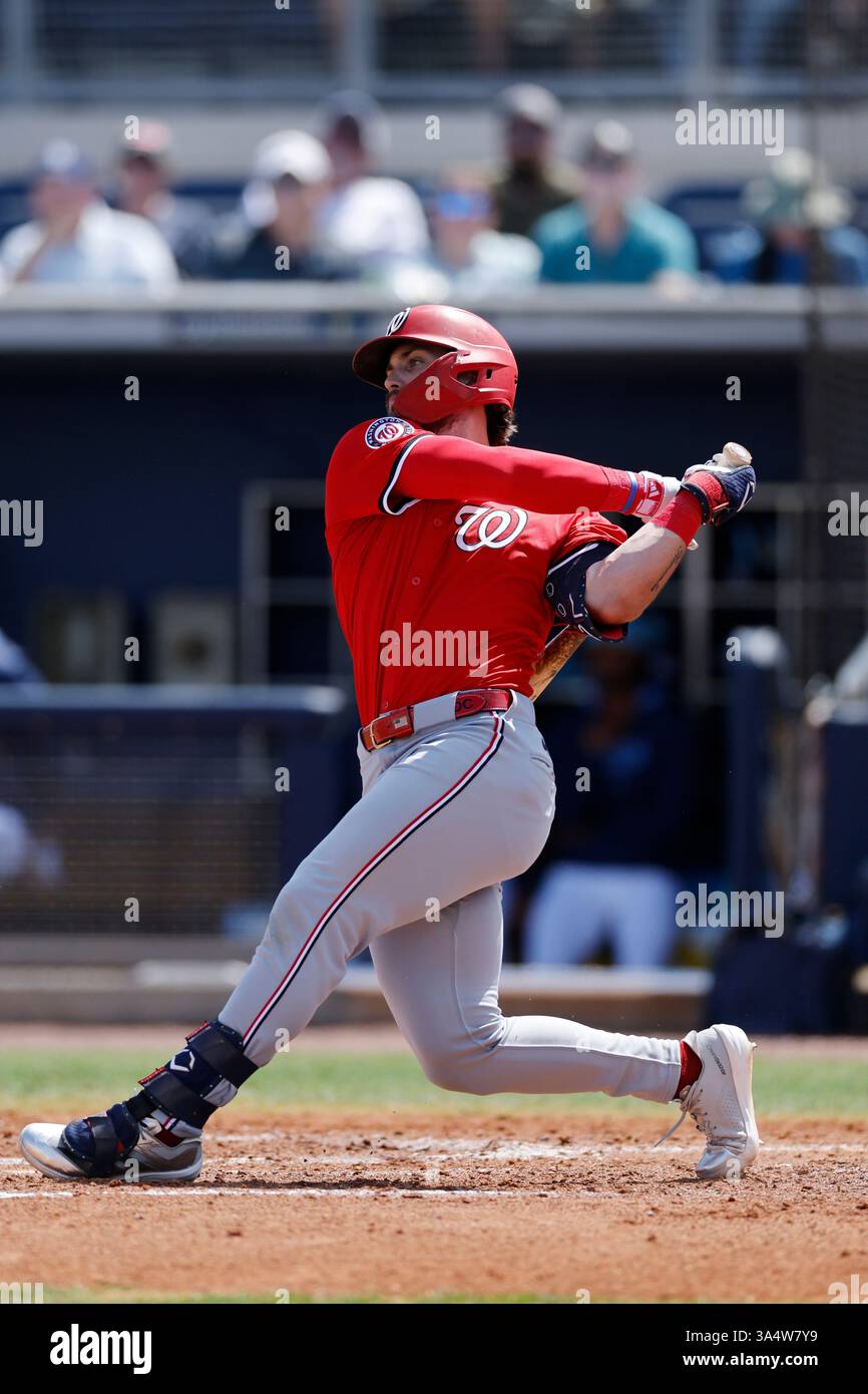 PORT CHARLOTTE, FL - MARCH 13: Washington Nationals outfielder Dylan ...
