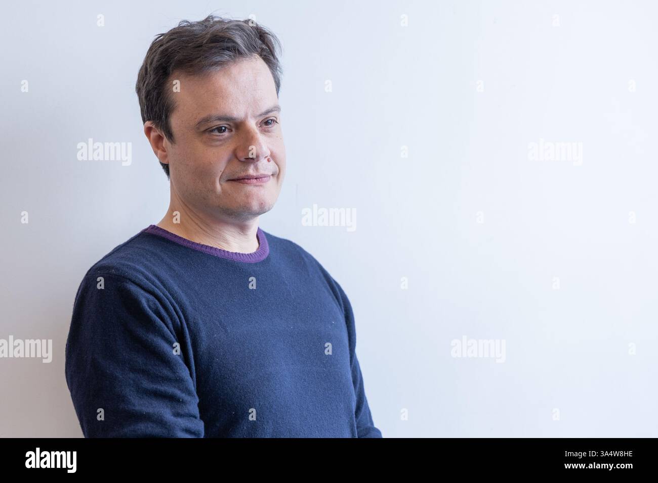 March 19, 2025, Rome, Italy: The actor Lino Musella attends the ...