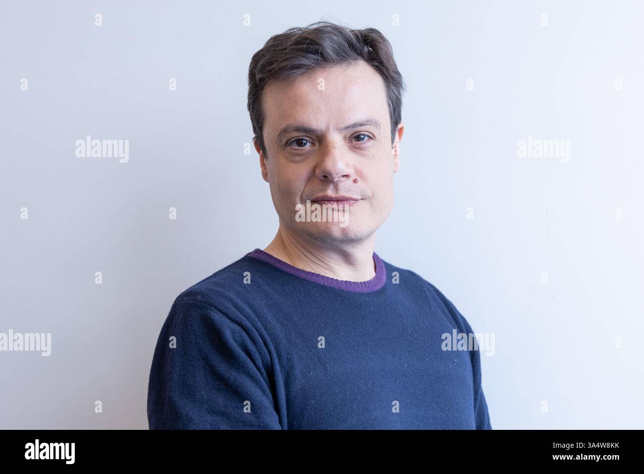 March 19, 2025, Rome, Italy: The actor Lino Musella attends the ...