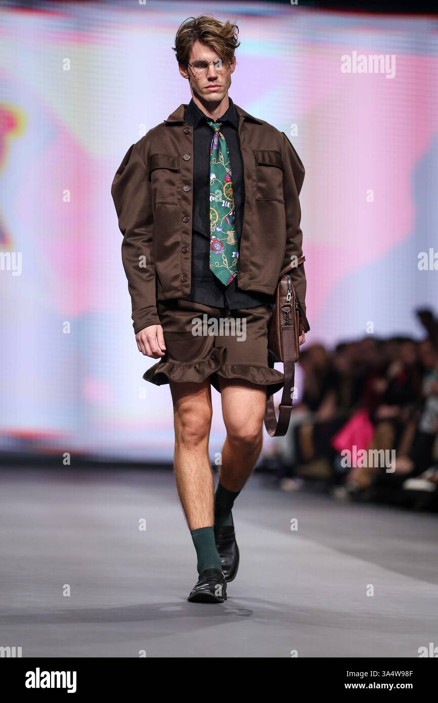 Models during a fashion show Vicko Racetin at the Bipa fashion event in ...