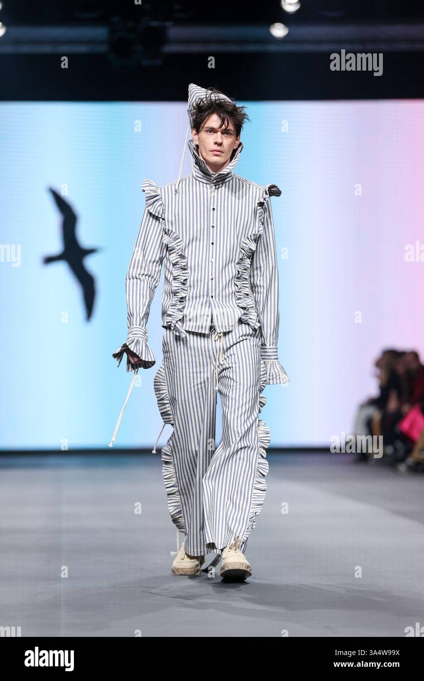 Models during a fashion show Vicko Racetin at the Bipa fashion event in ...