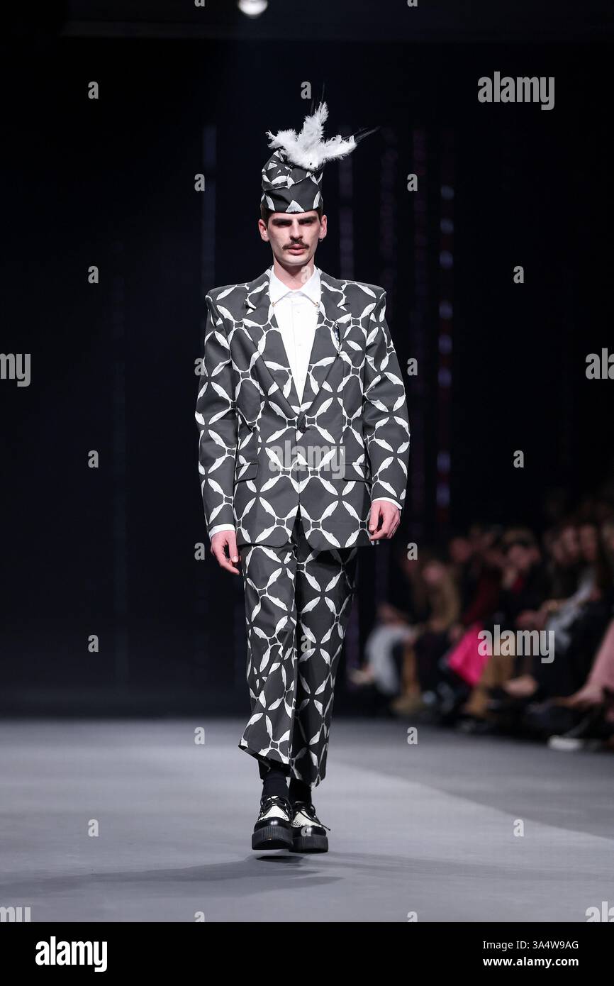 Models during a fashion show Vicko Racetin at the Bipa fashion event in ...