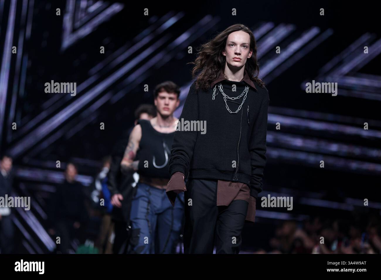 Models during a fashion show Vicko Racetin at the Bipa fashion event in ...