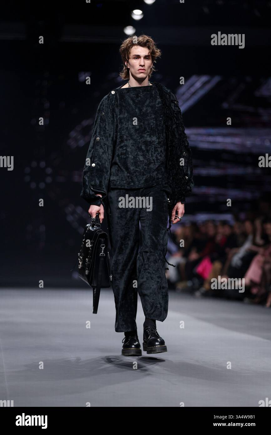 Models during a fashion show Vicko Racetin at the Bipa fashion event in ...