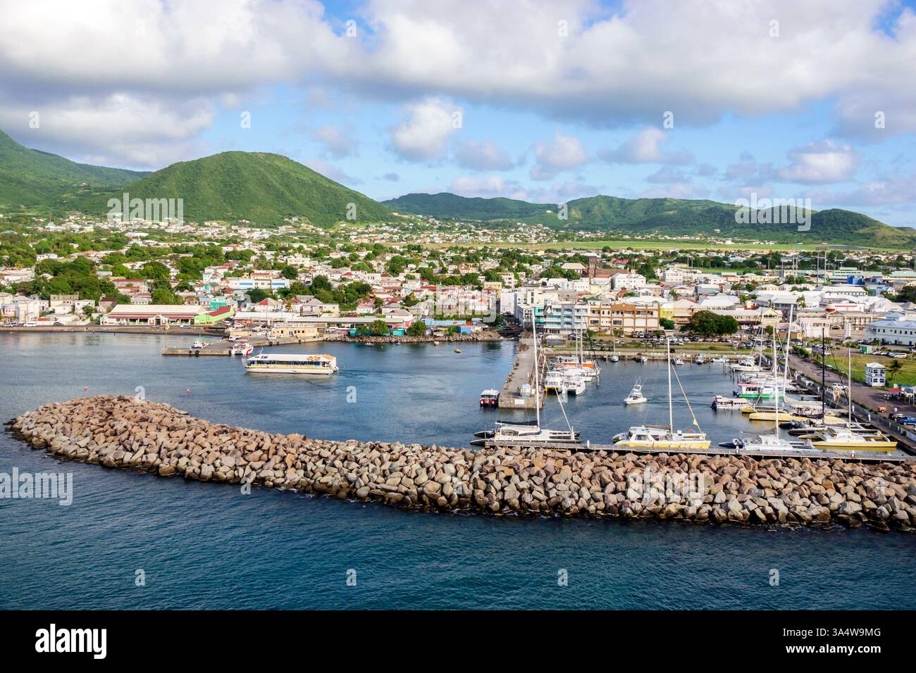Aerial view catamarans docked hi-res stock photography and images - Alamy