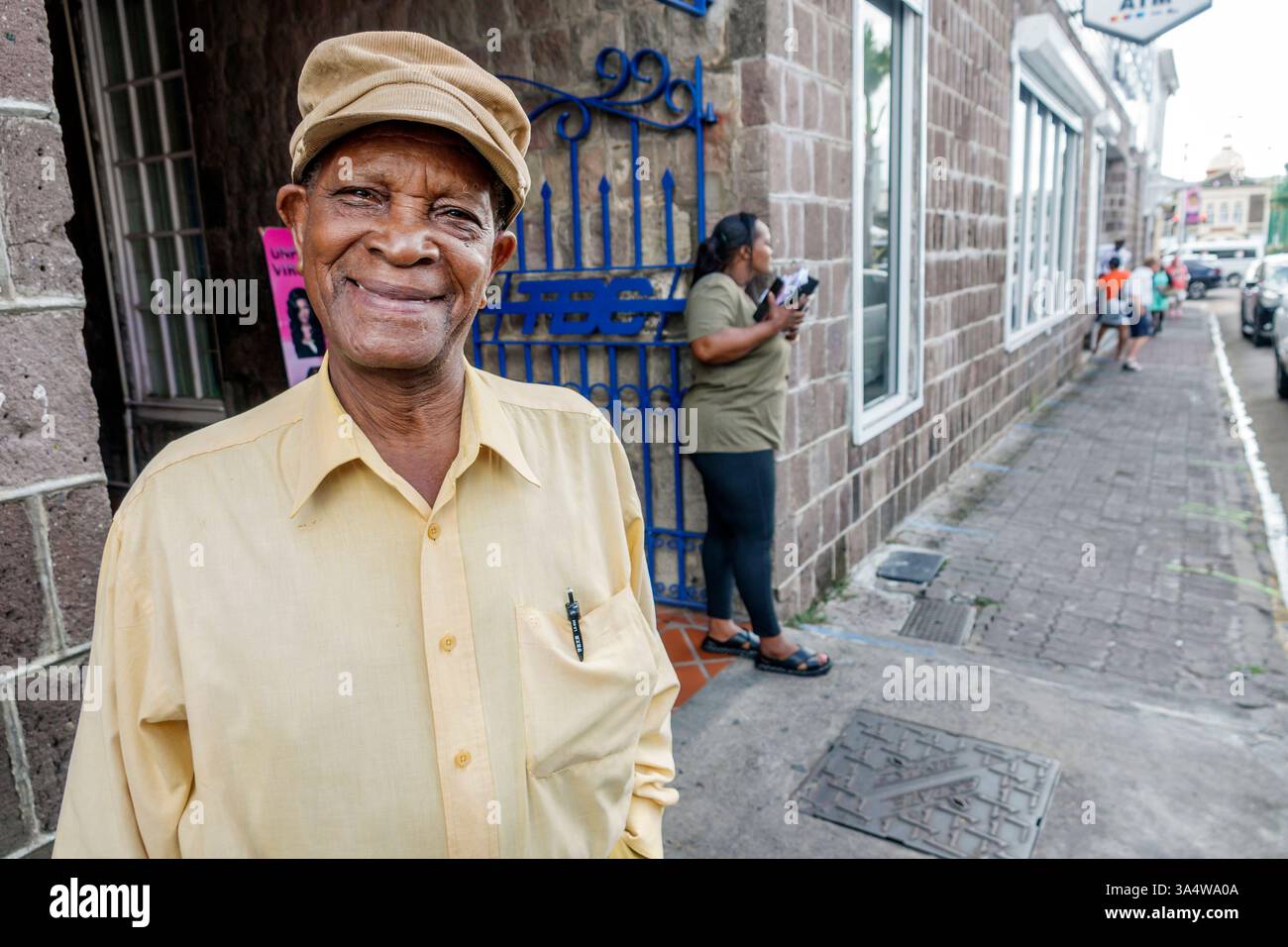 Black african local man senior citizen hi-res stock photography and ...