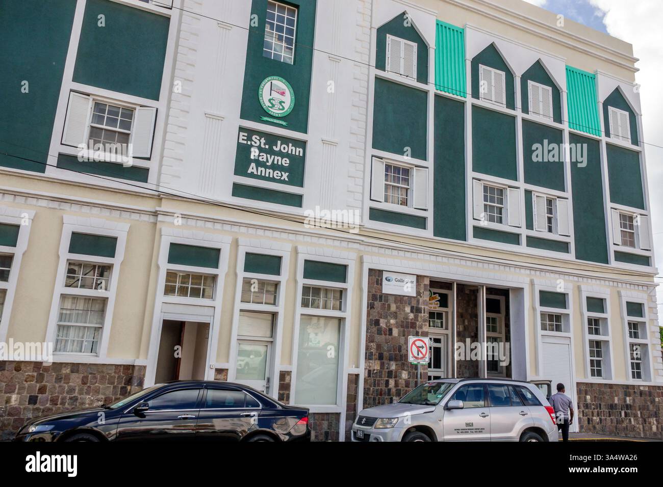 Basseterre St. Saint Kitts and Nevis,Bay Road,E. St. John Payne Annex,social security board ...