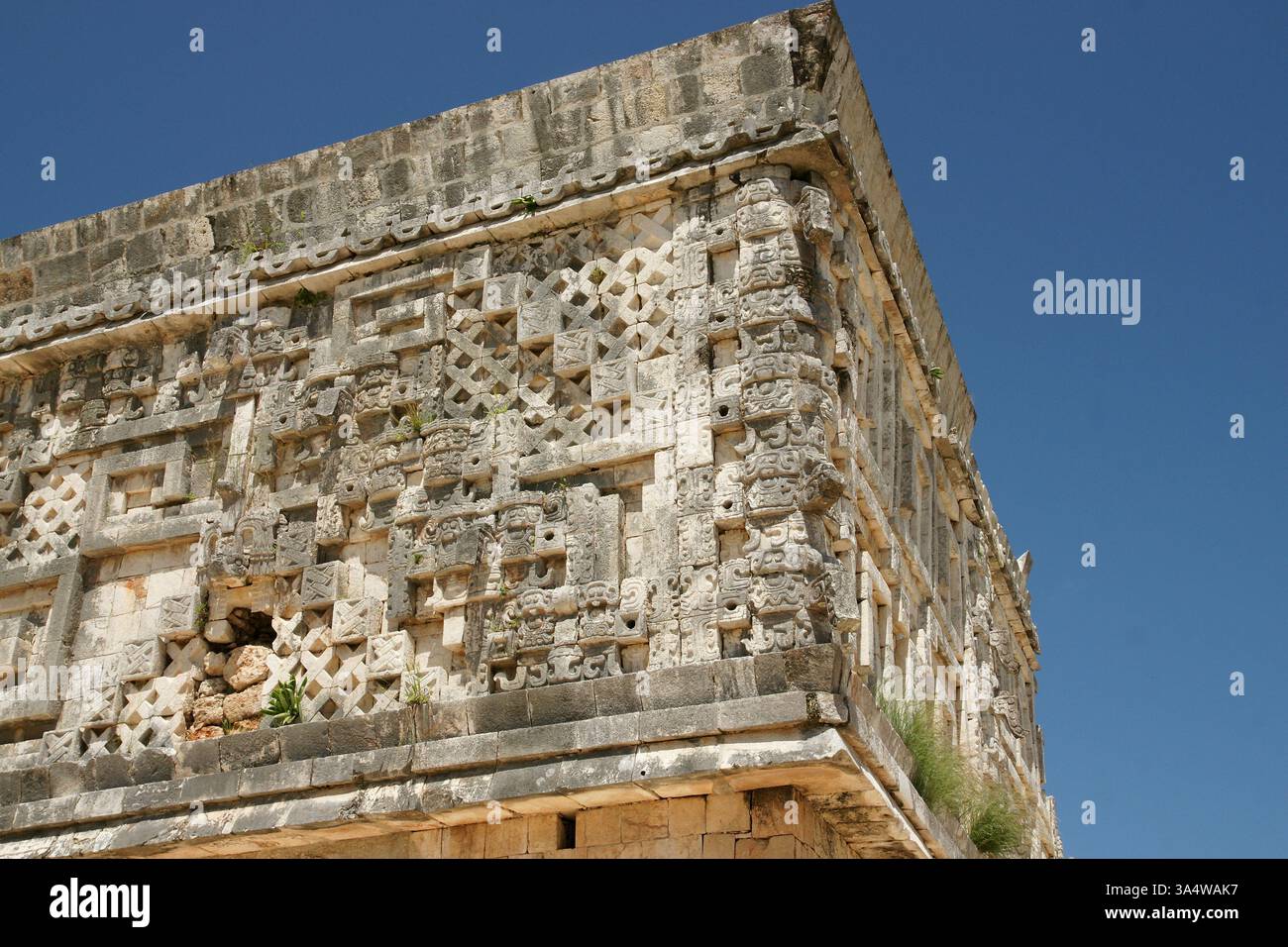 Mexico. Yucatan. Uxmal. The Governor's Palace. Stone mosaic.Venus ...