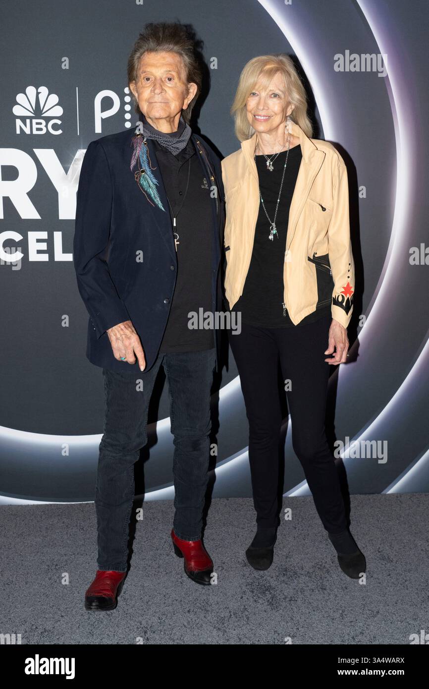 Gary Mule Deer, left, and Nita Mule Deer arrive at "Opry 100: A Live ...