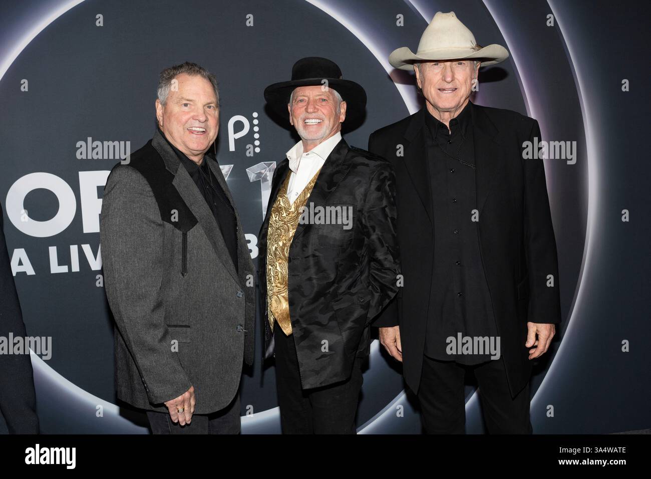Steve Gatlin, from left, Larry Gatlin, and Rudy Gatlin of The Gatlin ...