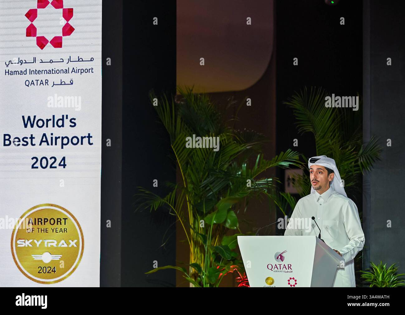 HAMAD INTERNATIONAL AIRPORT EXPANSION PROJECT COMPLETION IN DOHA Hamad Ali al-Khater, Hamad ...