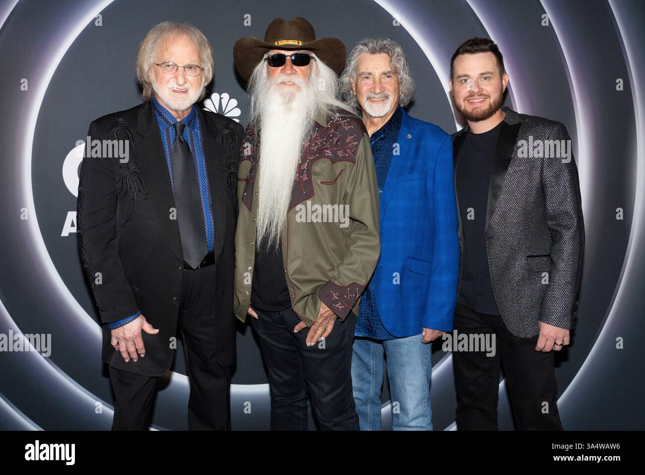 Duane Allen, from left, William Lee Golden, Richard Sterban, and Ben ...