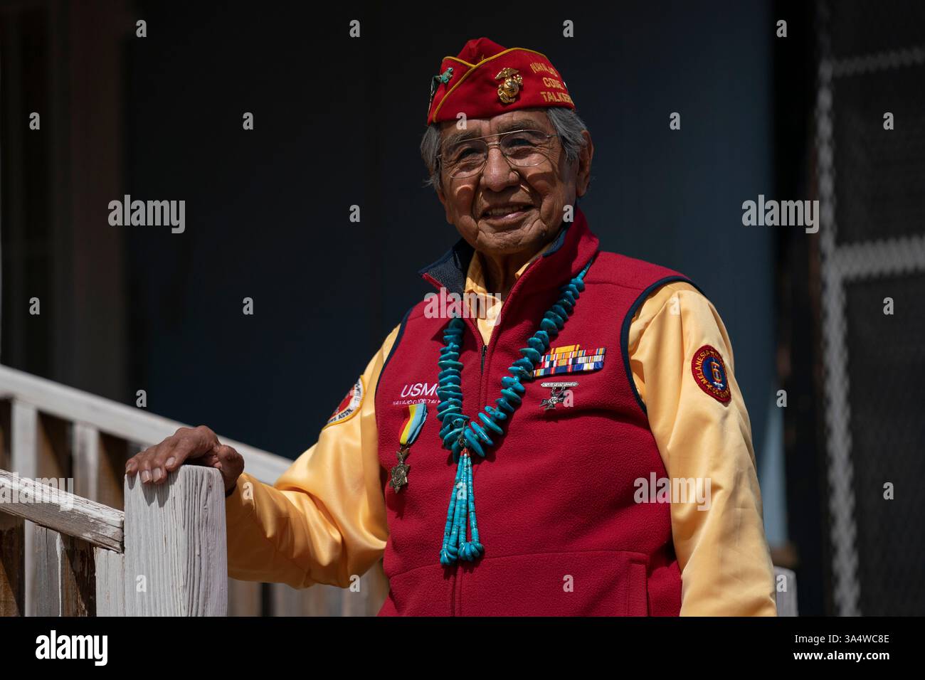 FILE - WWII veteran and Navajo Code Talker Peter MacDonald Sr. is ...
