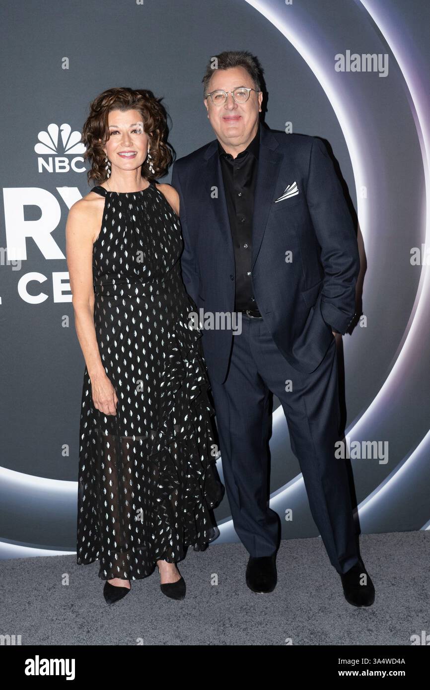 Amy Grant, left, and Vince Gill arrive at "Opry 100: A Live Celebration ...