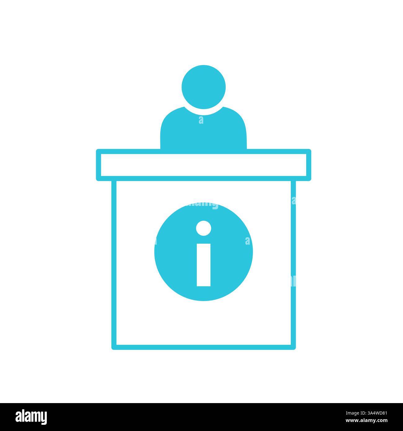 Access to visitor center Stock Vector Images - Alamy