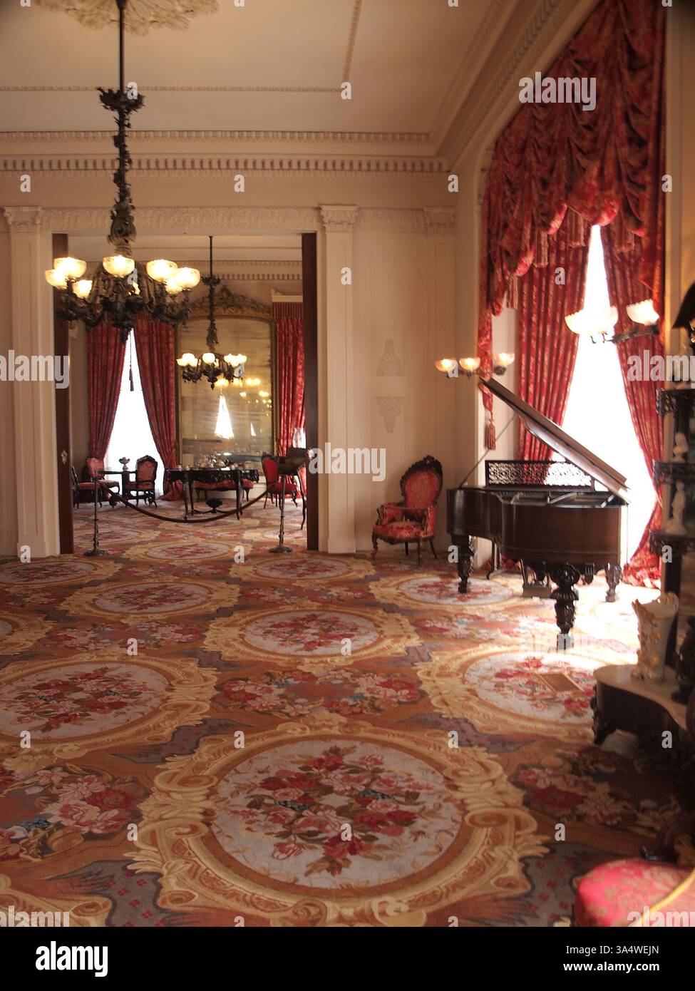 Stanton Hall home interior images in Natchez, Mississippi Stock Photo ...