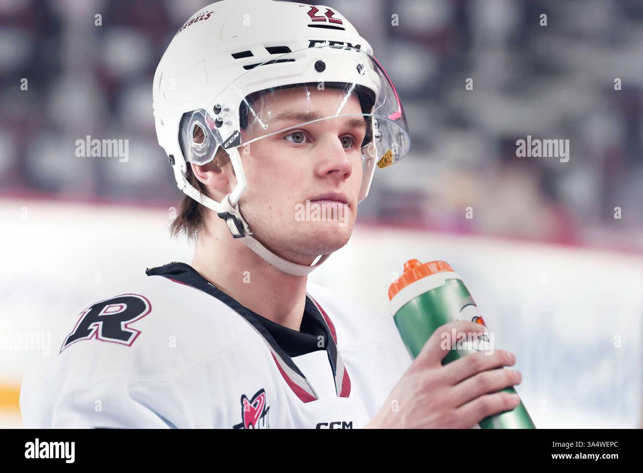 Profile photo on Red Deer Rebels RW Ty Coupland during WHL (Western ...