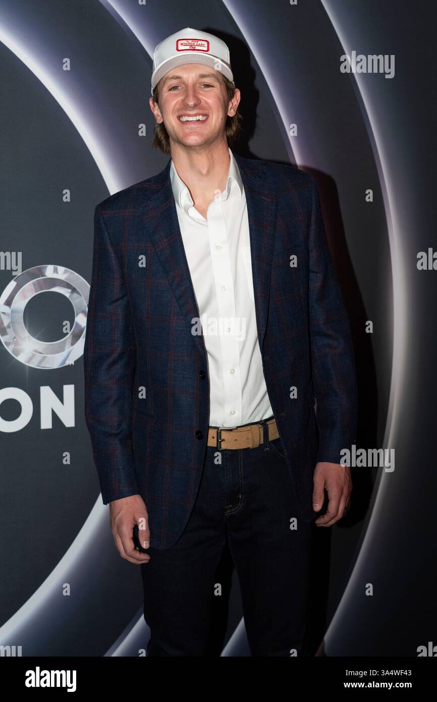 Cooper Alan arrives at "Opry 100: A Live Celebration" on Wednesday, March 19, 2025, at The Grand ...