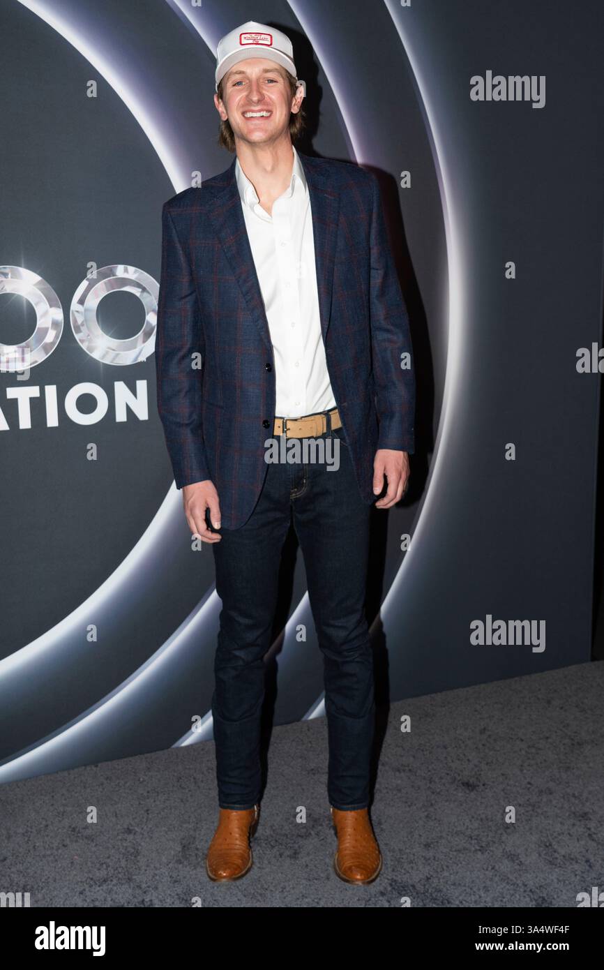 Cooper Alan arrives at "Opry 100: A Live Celebration" on Wednesday, March 19, 2025, at The Grand ...