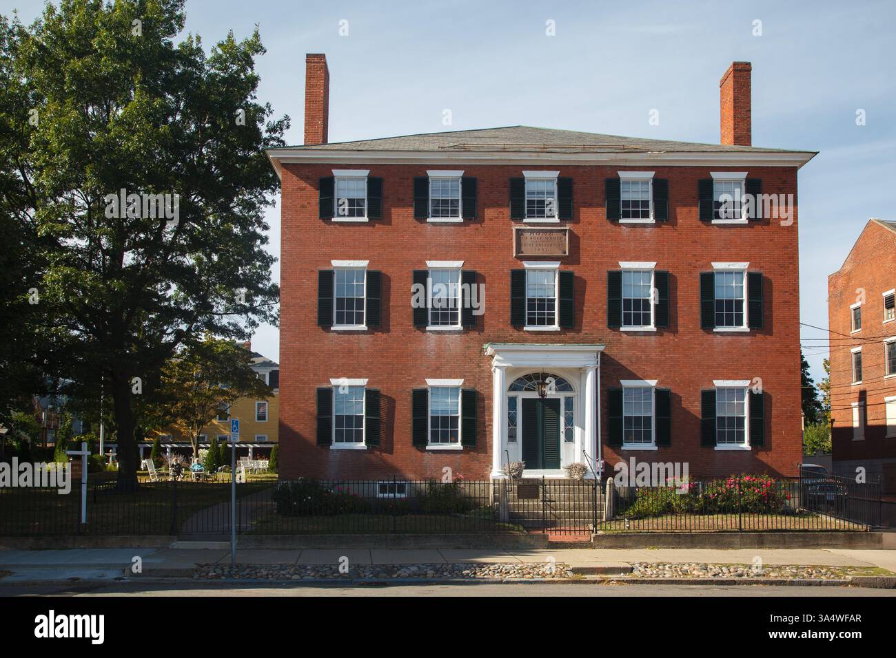 The Brookhouse home historic brick building in Salem, Massachusetts ...