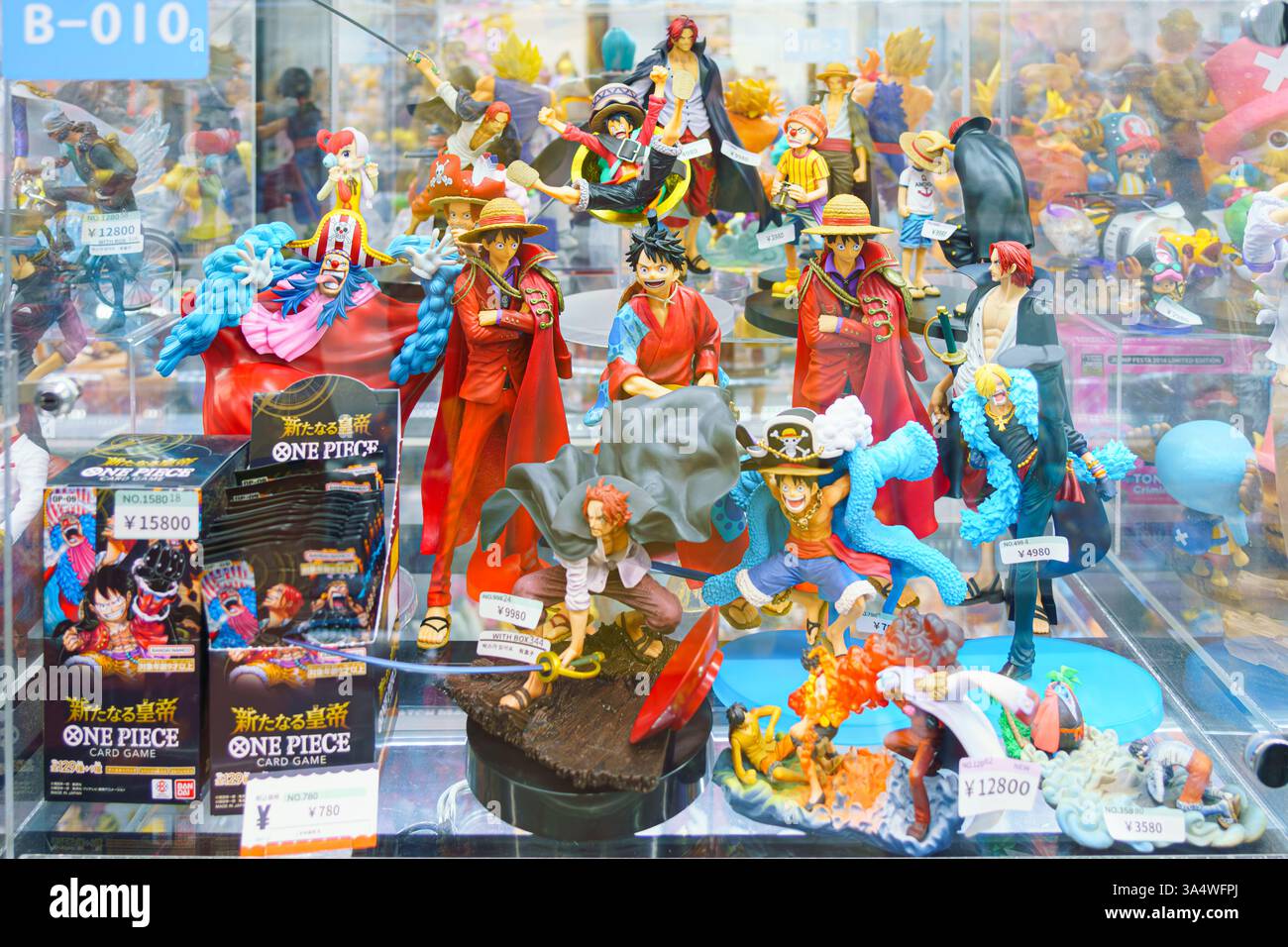 Osaka, Japan - Sep 21 2024, 4k, A close-up view of a shop window where ...