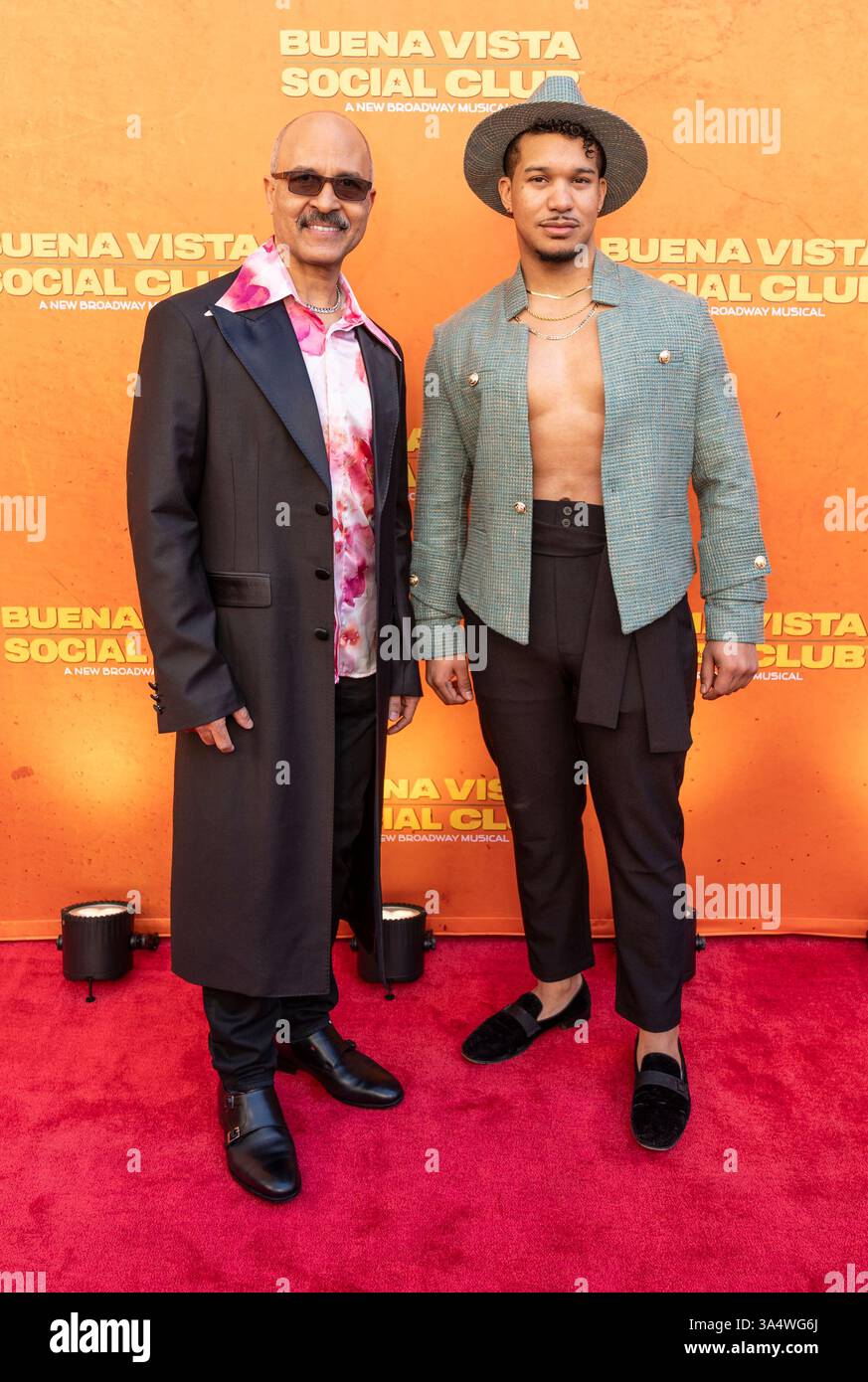 New York, NY, March 19, 2025: Julio Monge and Da'Von T. Moody attend ...