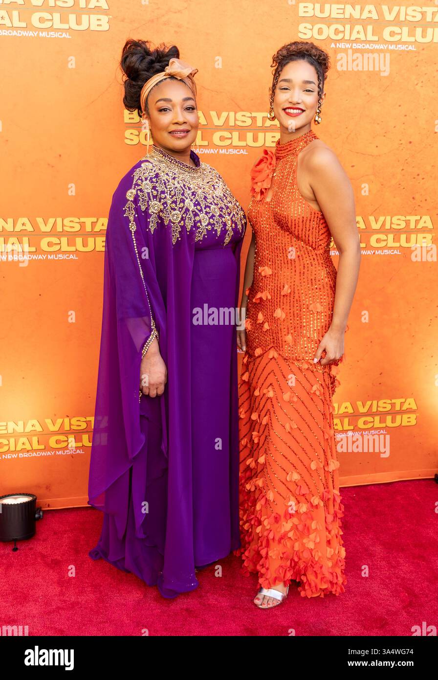 New York, NY, March 19, 2025: Natalia Venetia Belcon and Isa Antonetti ...