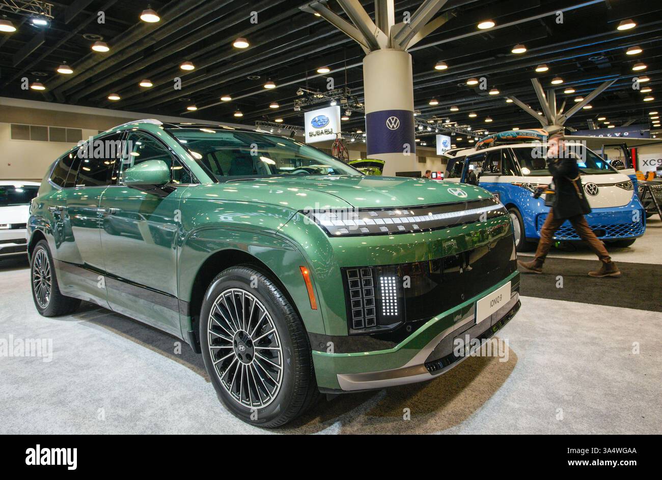 Vancouver, Canada. 19th Mar, 2025. A 2025 Hyundai IONIQ 9 all-electric ...