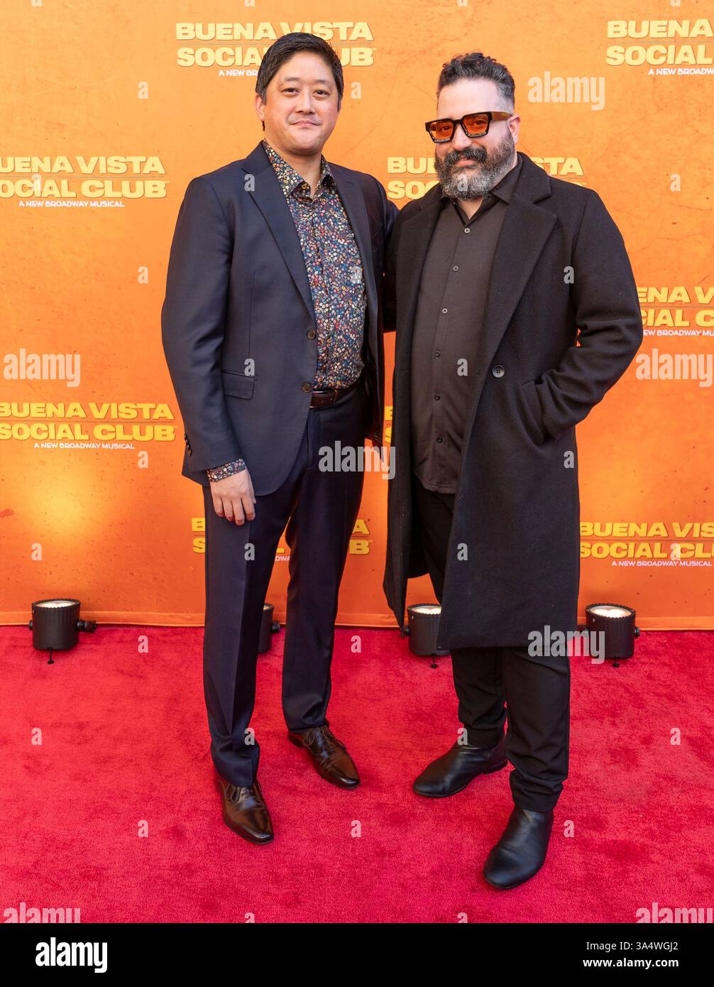New York, NY, March 19, 2025: Marco Paguia and Hery Paz attend 'Buena ...