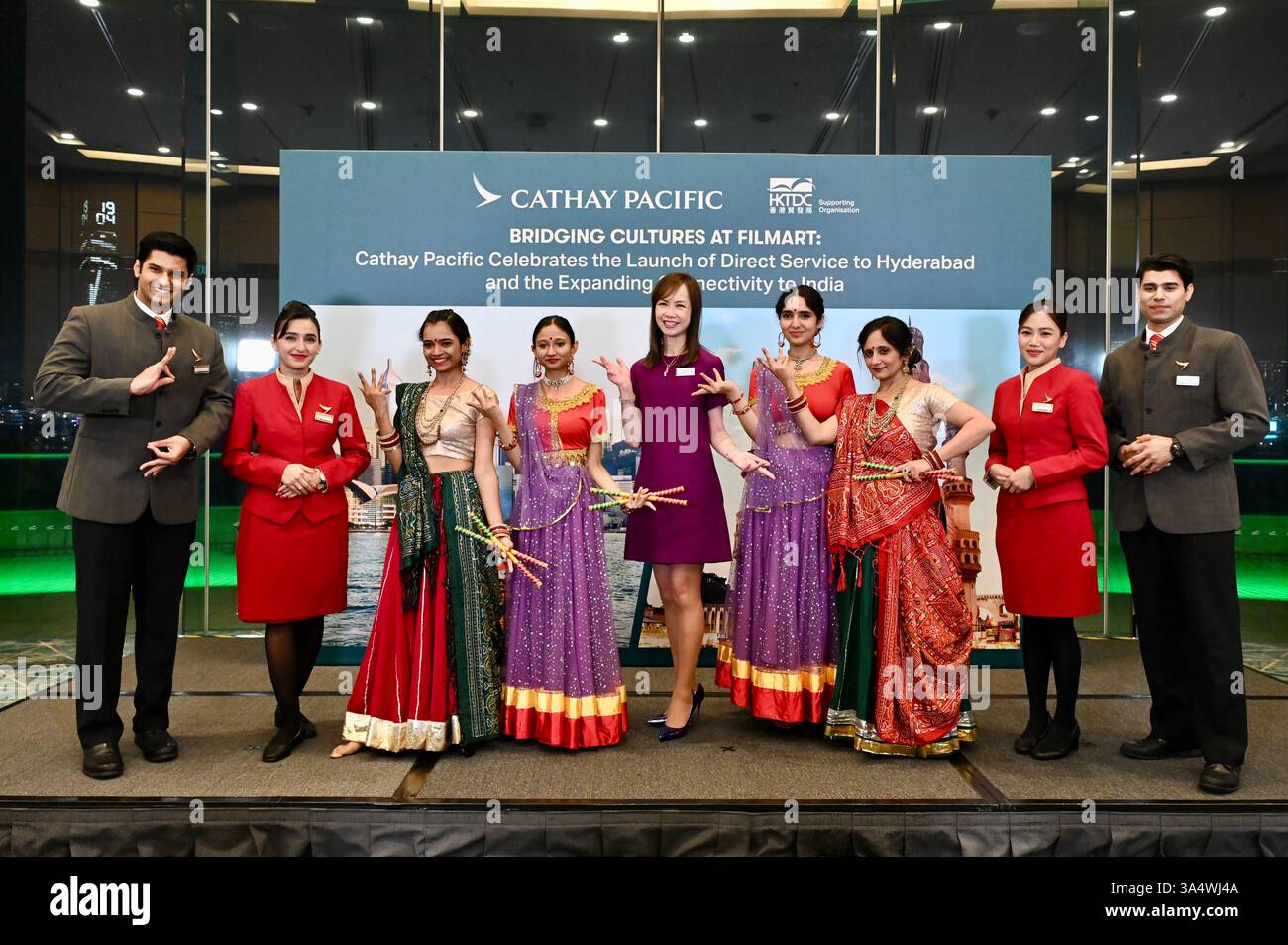 Hong Kong,China.17th March 2025. Cathay Pacific Limited held a reception at the Hong Kong ...