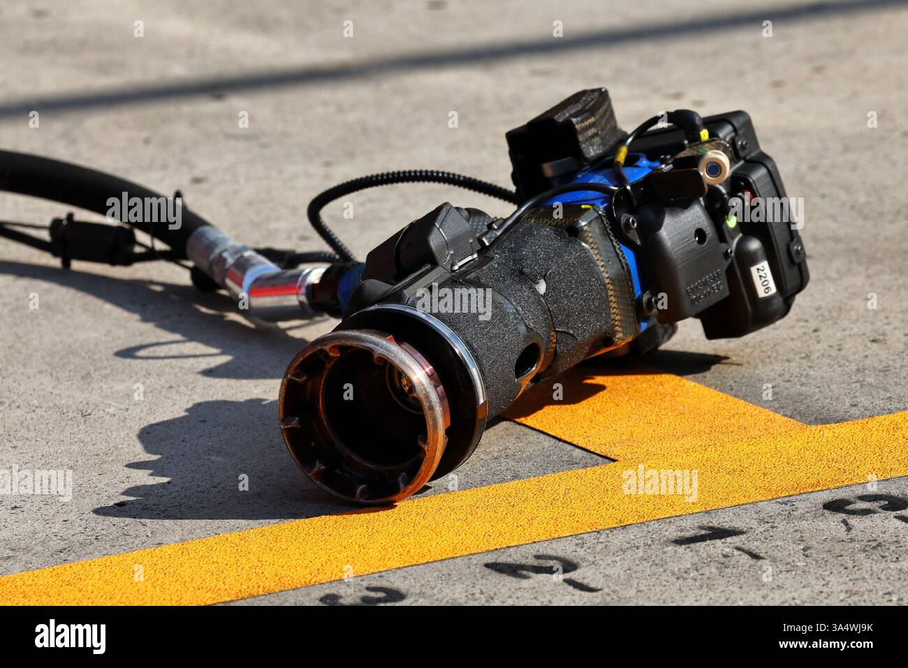 Pit stop air gun. 20.03.2025. Formula 1 World Championship, Rd 2 ...