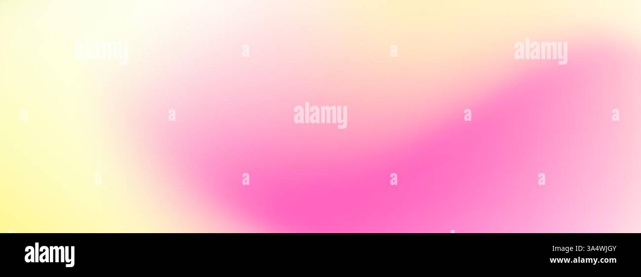 Yellow and pink smooth gradient. Springtime color blur background ...
