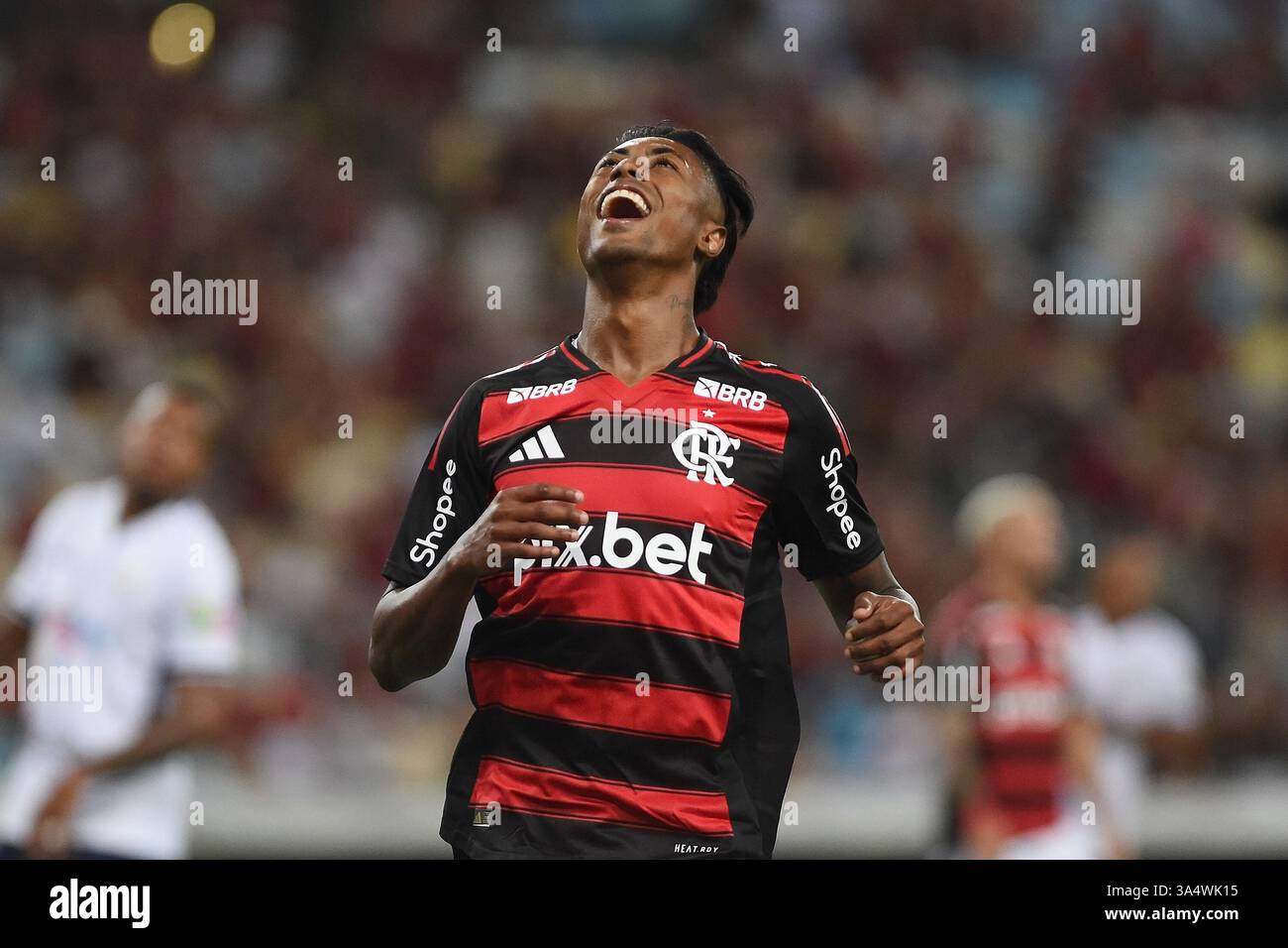 Rio de Janeiro, Brazil, April 22, 2025. Soccer players from the ...