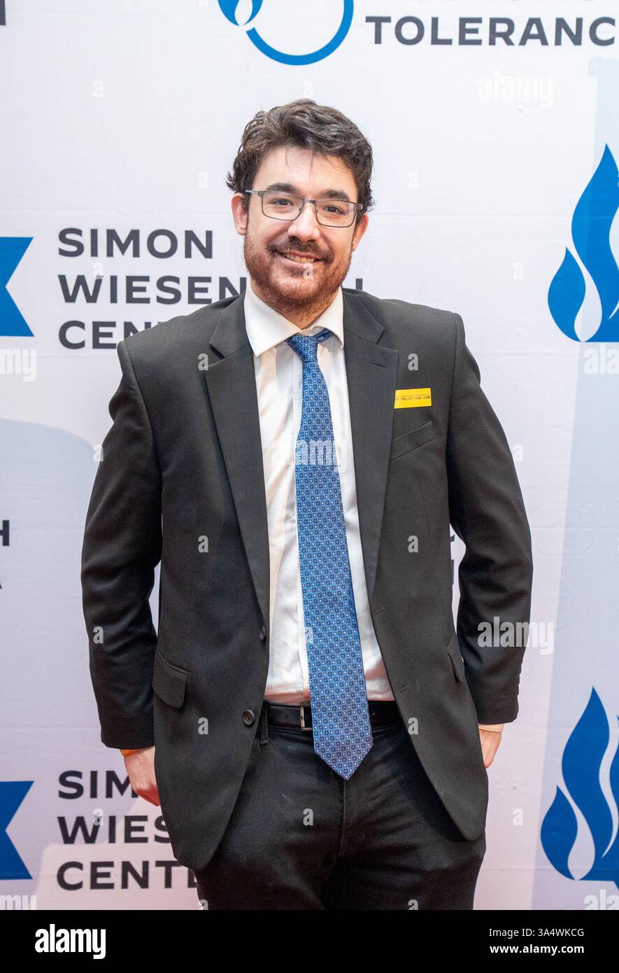 March 19, 2025, Los Angeles, California, USA: STEPHEN WU arrives on the red carpet at the Museum ...