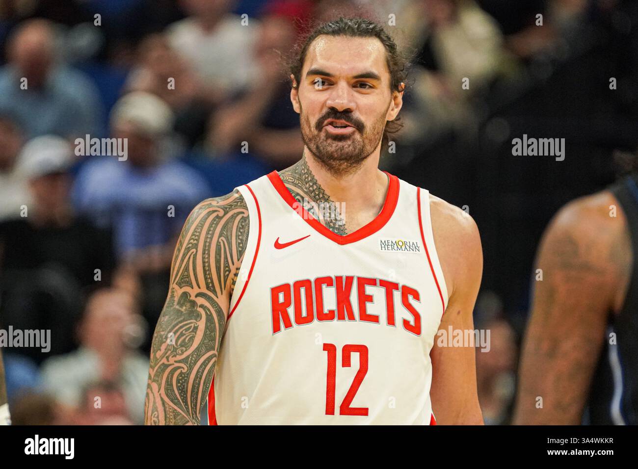 Orlando, Florida, USA, March 19, 2024, Houston Rockets center Steven ...