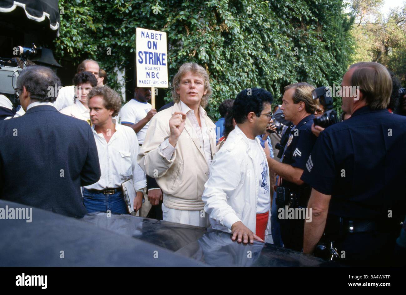 Peter Holm seen at former home with Joan Collins during an acrimonious ...